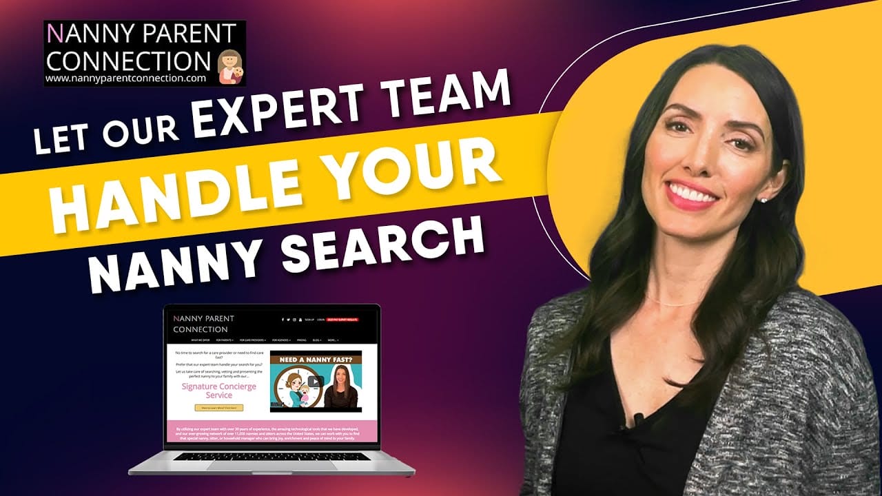 Concierge Nanny Search | Let Our Team Handle The Process!